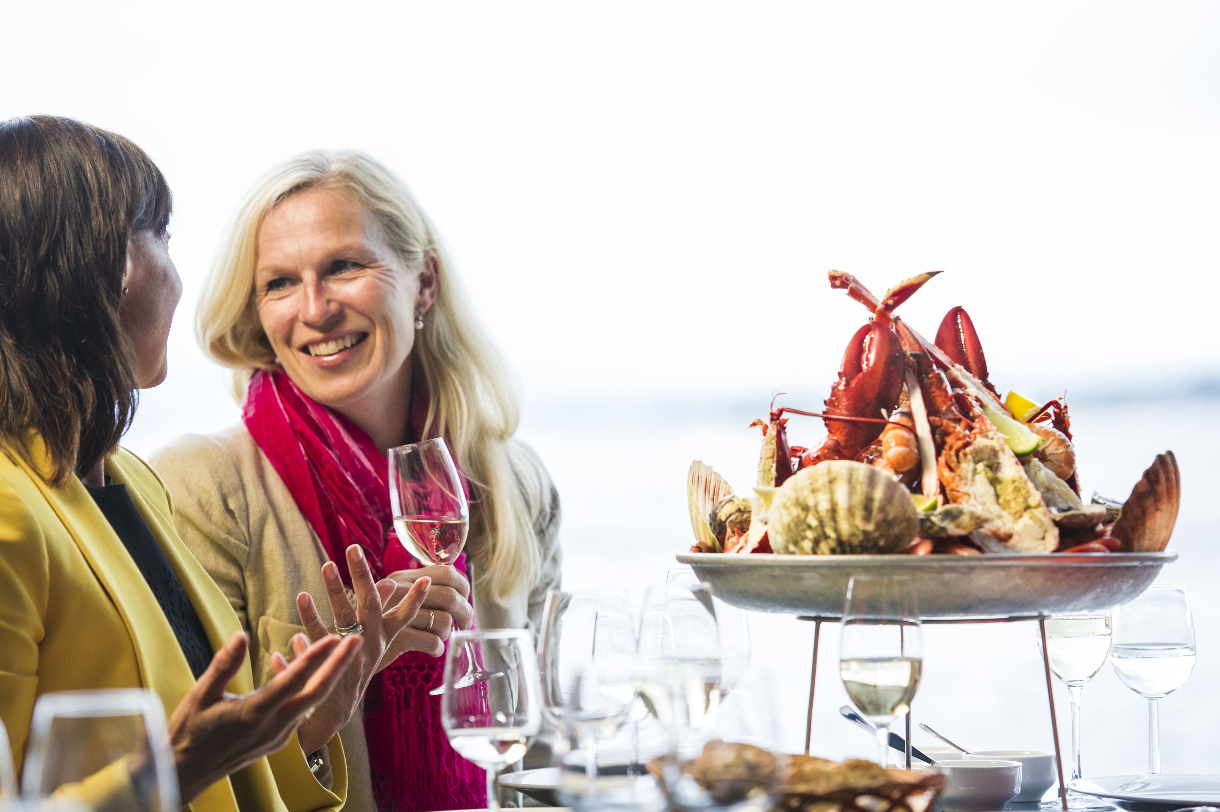 Seafood lunch at Solsiden